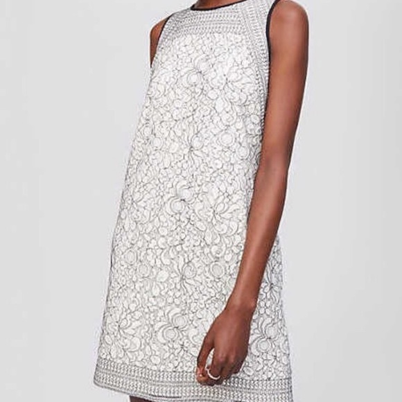 LOFT | Dresses | Loft Shadow Floral Lace Shift Dress | Poshmark